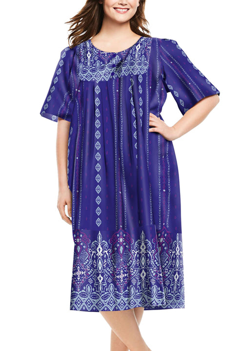 Shop Quality Cotton Rich Plus Size Cotton Nightie With 2 Pockets Shop Quality Cotton Rich Plus Size Cotton Nightie With 2 Pockets